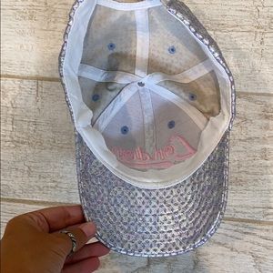 Accessories | London Embroidered Silver Sparkle Cap Baseball Hat | Poshmark